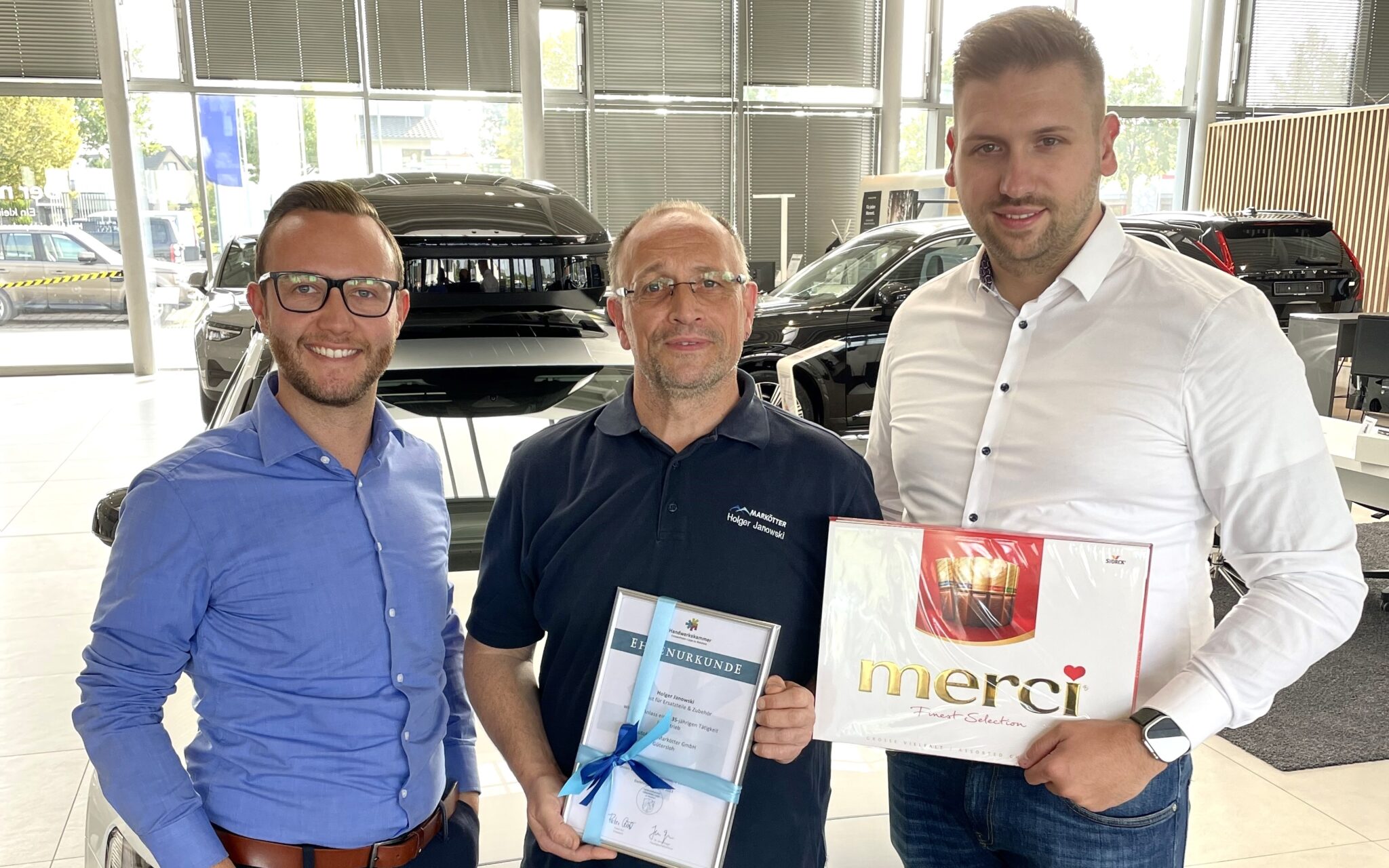 Vier Gründe zu feiern: Unsere Jubilare aus Gütersloh - Autohaus Markötter